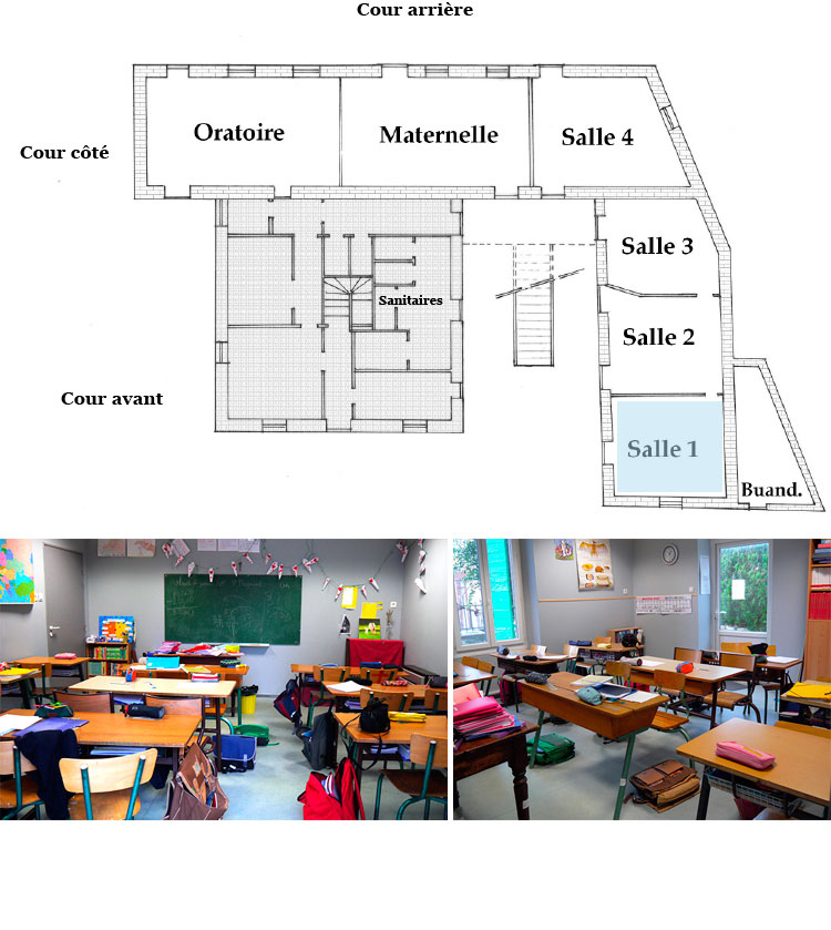 Plan de l'école | Ecole privée catholique Var | Ecole Anne de Guigné